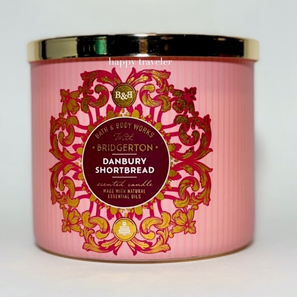 Bath & Body Works | Accents | Danbury Shortbread 3 Wick Candle | Poshmark